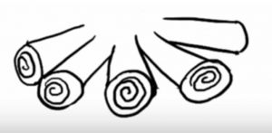 How to draw fire three different step-by-step instruction