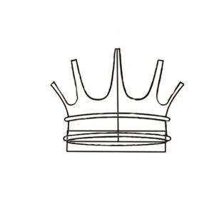 How to draw a crown: step by step easy, princess, with color