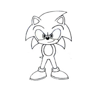 How to draw sonic: Full Body and Characters