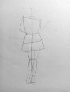 Women drawing: Easy, Full Body, Simple and Step by Step