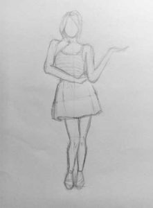 Women drawing: Easy, Full Body, Simple and Step by Step