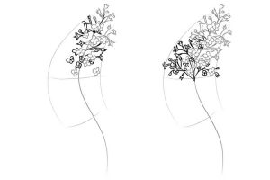 Lilac Drawing: Easy, Simple and Step by Step