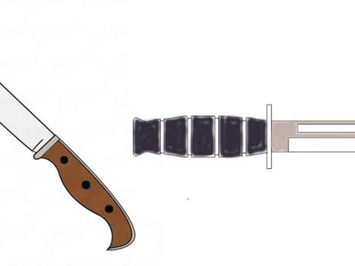 How To Draw A Knife