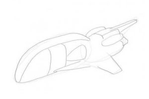 Spaceship Drawing: Easy, Simple, Alien and Step by Step