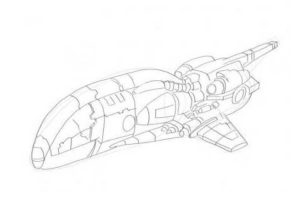 Spaceship Drawing: Easy, Simple, Alien and Step by Step