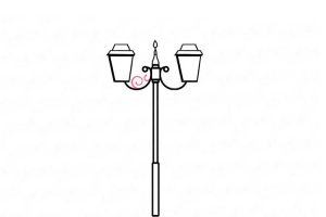 Lantern Drawing: Easy, Simple, Step by Step