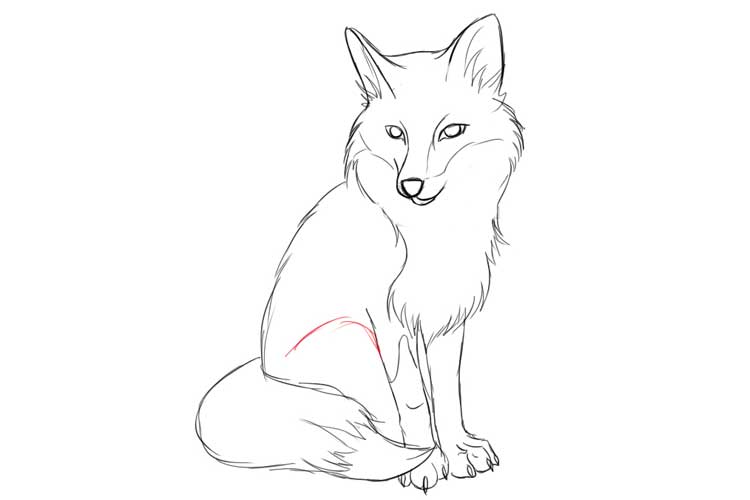Fox Drawing Easy Cute And Pencil Fox Drawing Easy Cute And Pencil