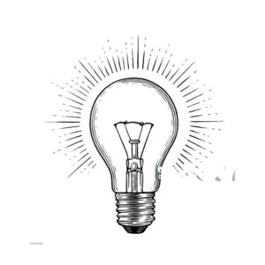 Light Bulb Drawing: Step by Step, Easy and Simple