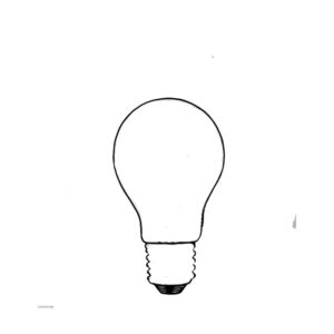 Light Bulb Drawing: Step by Step, Easy and Simple