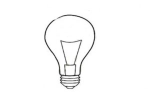 Light Bulb Drawing: Step by Step, Easy and Simple