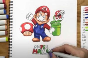 How to Draw Mario: Head, Face and Characters