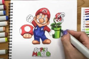 How to Draw Mario: Head, Face and Characters