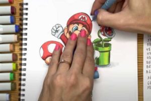 How to Draw Mario: Head, Face and Characters