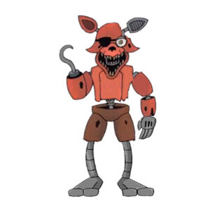 How to draw Foxy Fnaf: Easy and Simple