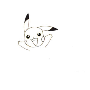 How to draw Pokemon Pikachu Easy