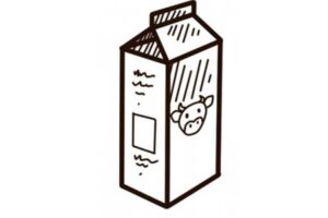 Draw Milk Carton Easy and Step by Step