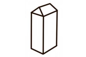 Draw Milk Carton Easy and Step by Step