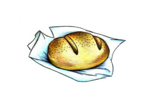 How to draw bread: Easy, Simple and Step by Step
