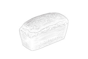 How to draw bread: Easy, Simple and Step by Step