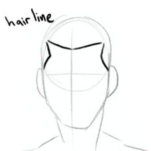 How to draw male hair: Realistic and Easy